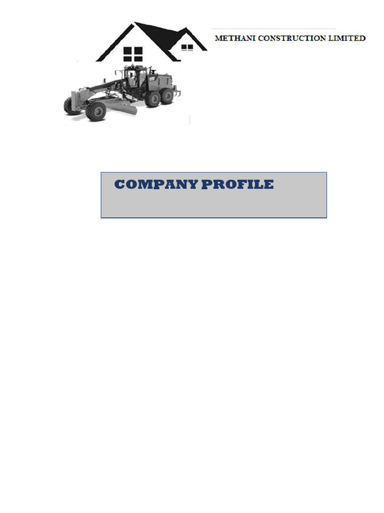 Methani Construction LTD PROFILE-4 | PDF | Supply Chain | Supply Chain ...