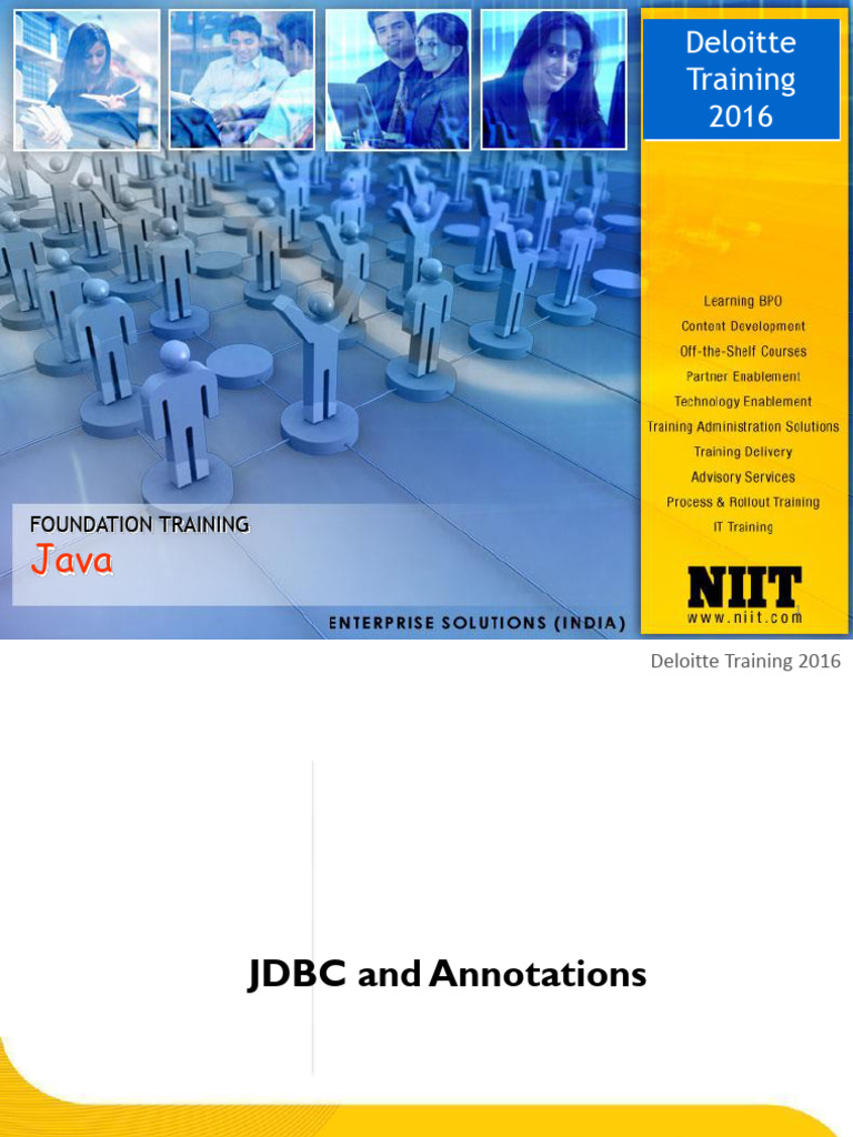 Day 6-Java-Jdbc and Annotations | PDF | Databases | Sql