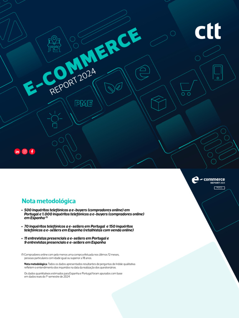 CTT - E-Commerce Report 2024 | PDF | E-commerce | Portugal