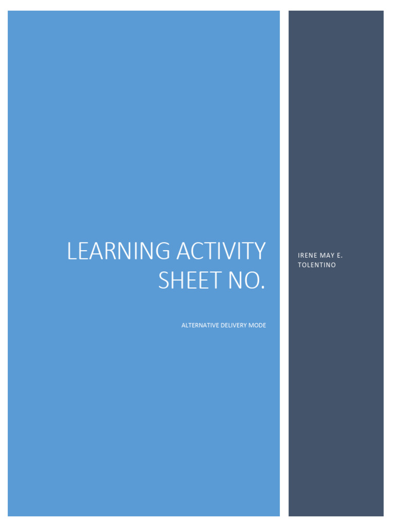 Mil Learning Activity Sheet No.1 | PDF