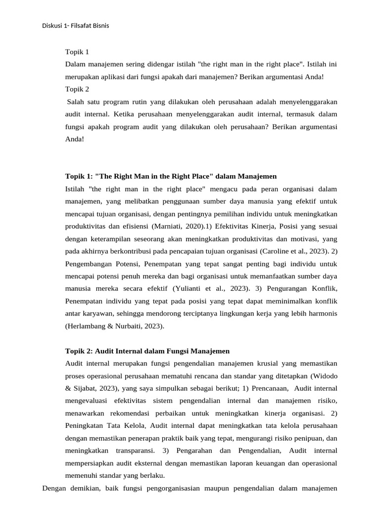 Dikusi (3) Pengantar Ilmu Administrasi Niaga | PDF