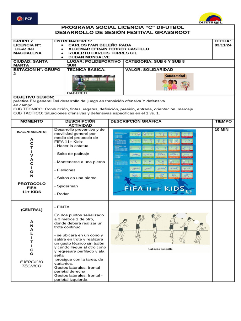 GRUPO 2 SESION CABECEO | PDF