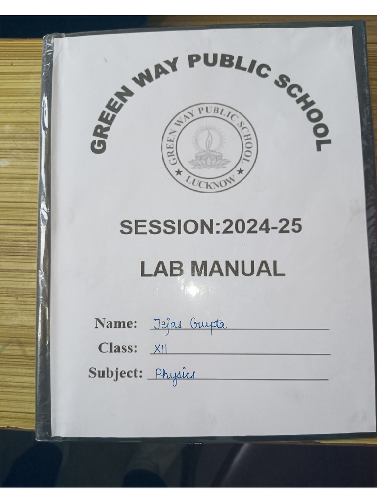 Physics Labmanual 2024-25 | PDF
