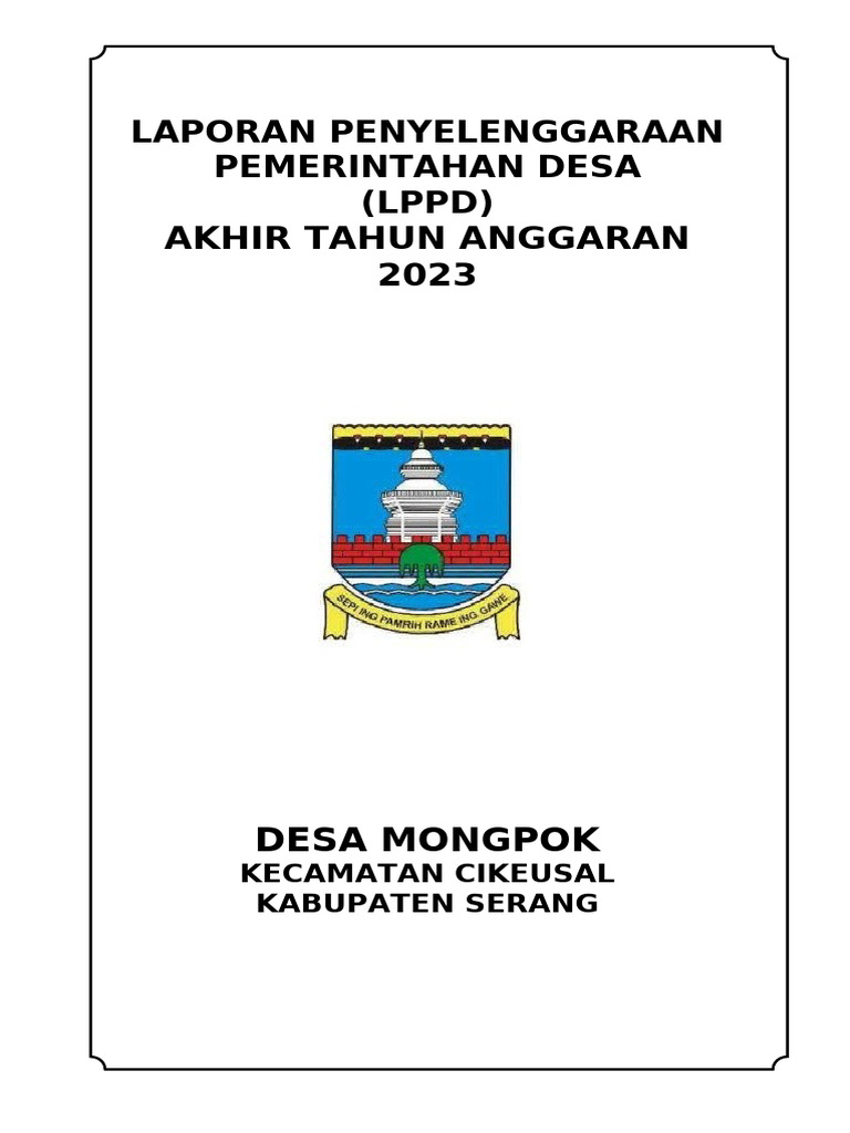 LPPD Mongpok 2023 Ok | PDF