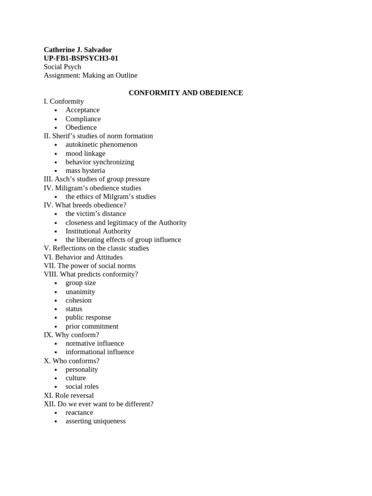 soc psy assign | PDF