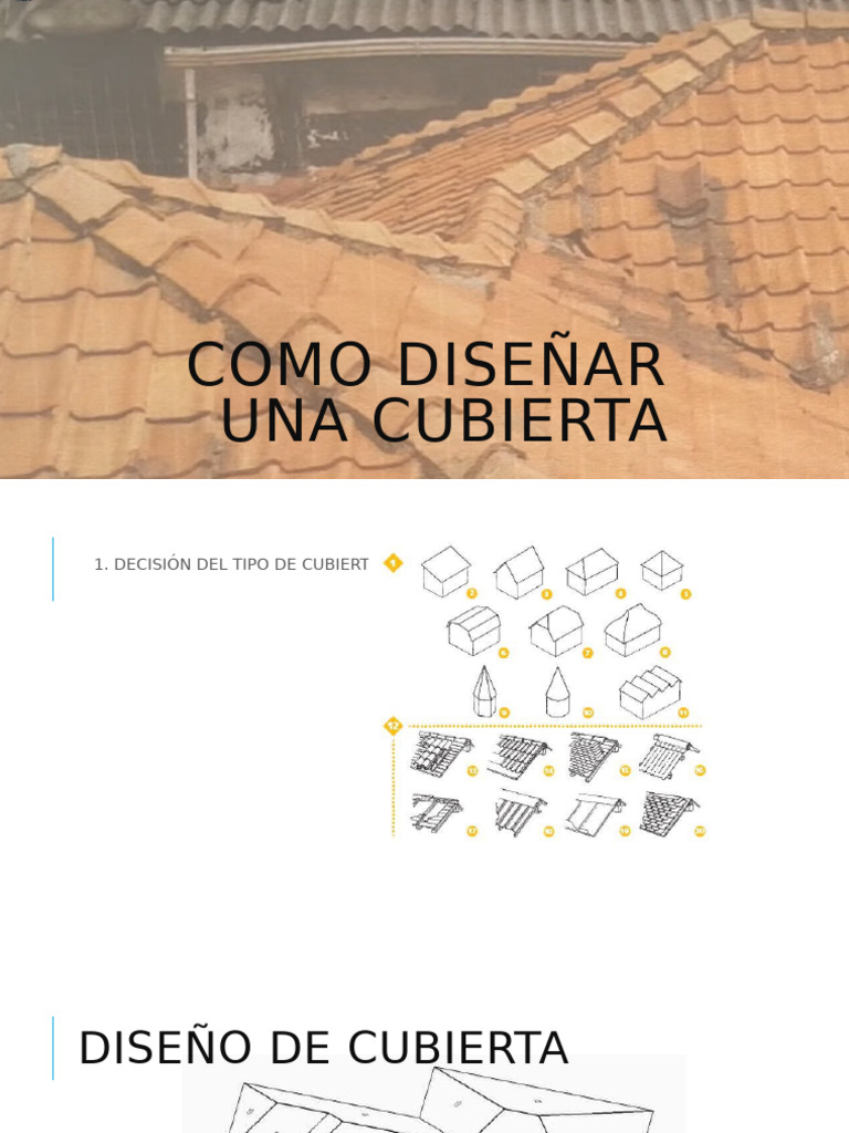 COMO DISEÑAR UNA CUBIERTA | PDF