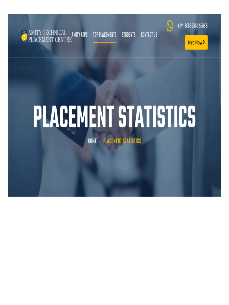 Amity Placement | PDF