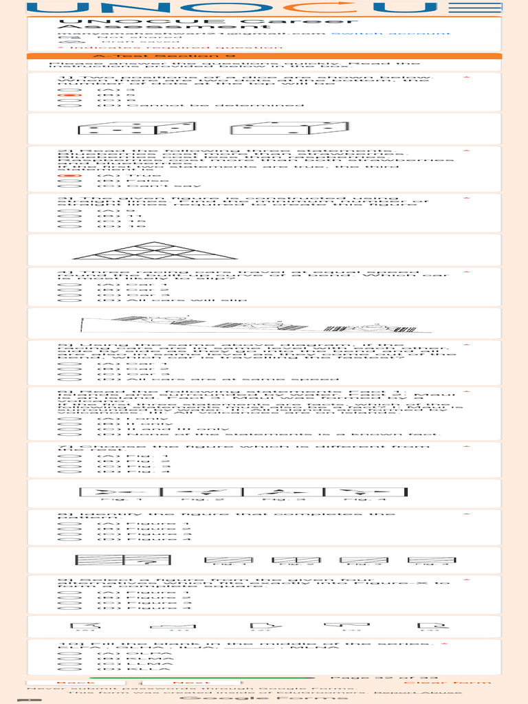 UNOCUE Career Assessment | PDF