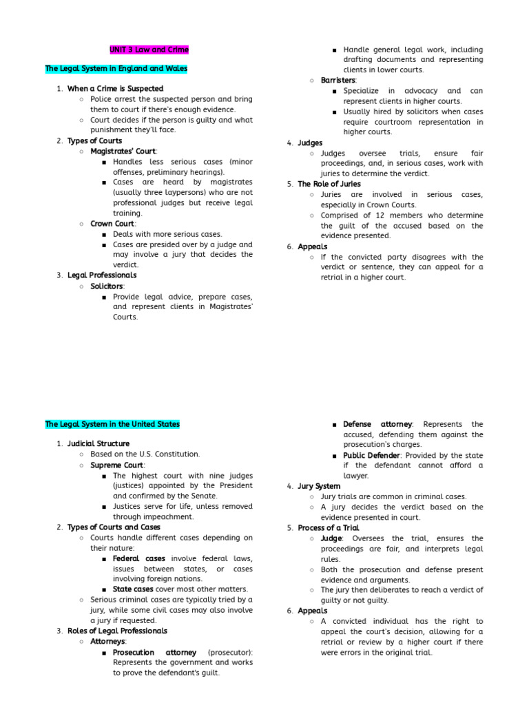 Language III U3 | PDF | Crimes | Crime & Violence