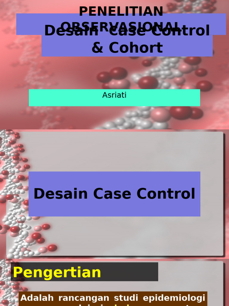 Desain Penelitian Case Control dan Cohort | PDF