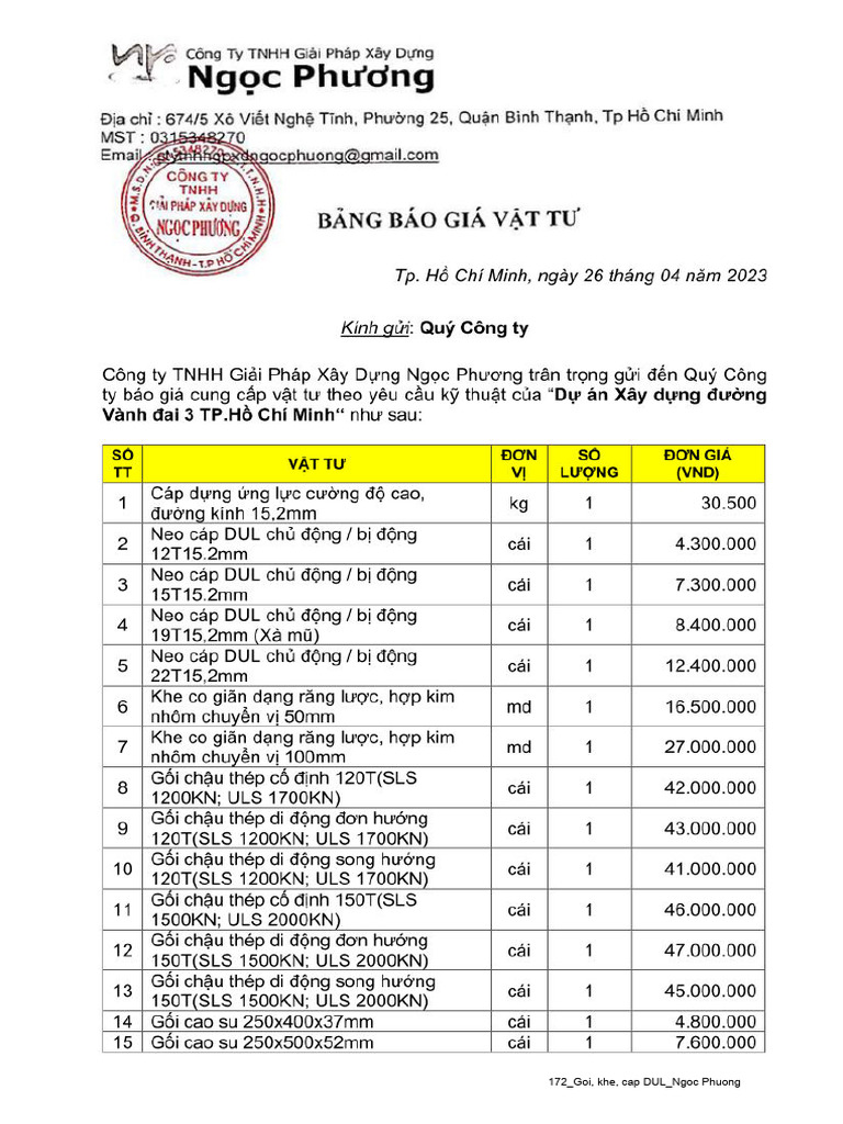 172 - Goi, Khe, Cap DUL - Ngoc Phuong | PDF