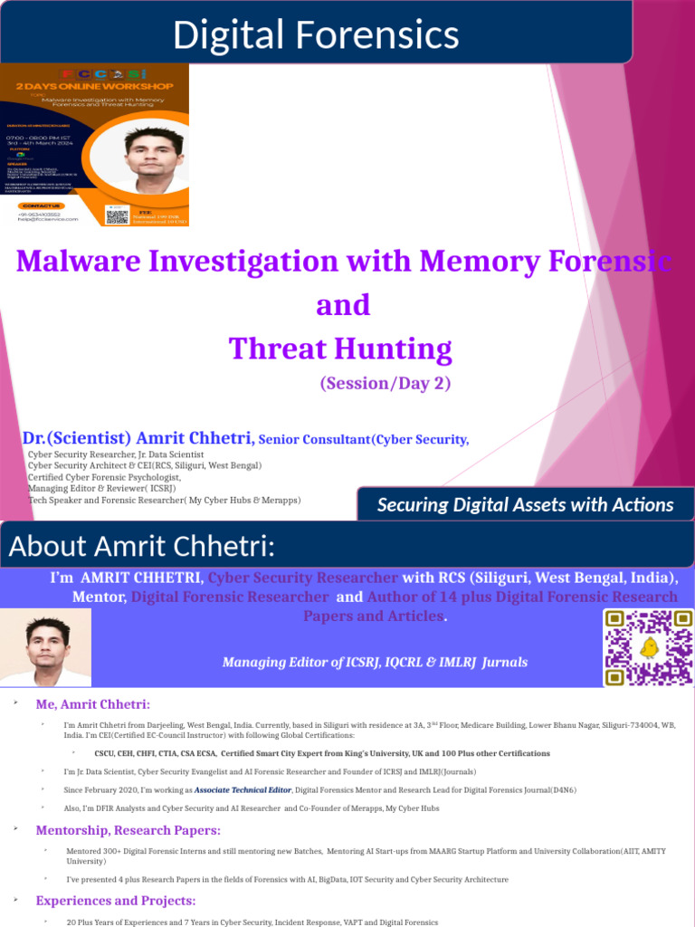 Memory Forensics & Threat Hunting | PDF | Digital Forensics | Malware