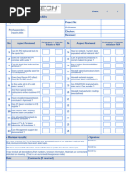 Pre Dispatch Checklist Format | PDF