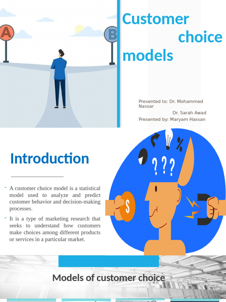 Customer Choice Models Explained | PDF | Utility | Psychological Concepts