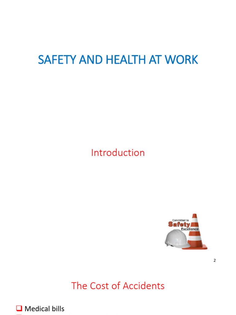 Work Environment Health and Safety | PDF | Occupational Safety And ...