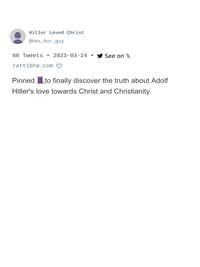 Pinned ?to Finally Discover Thread by Hes 0ur Guy Mar 24, 23 From Rattibha | PDF | Catholic ...