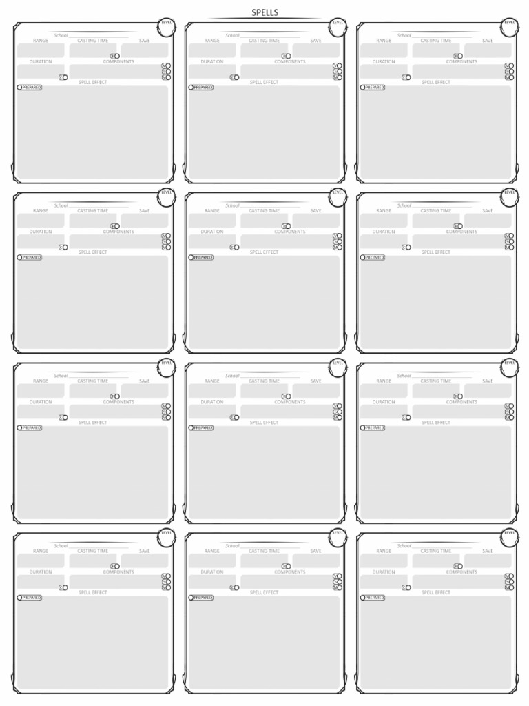 Spell Sheet-2 - US Letter | PDF