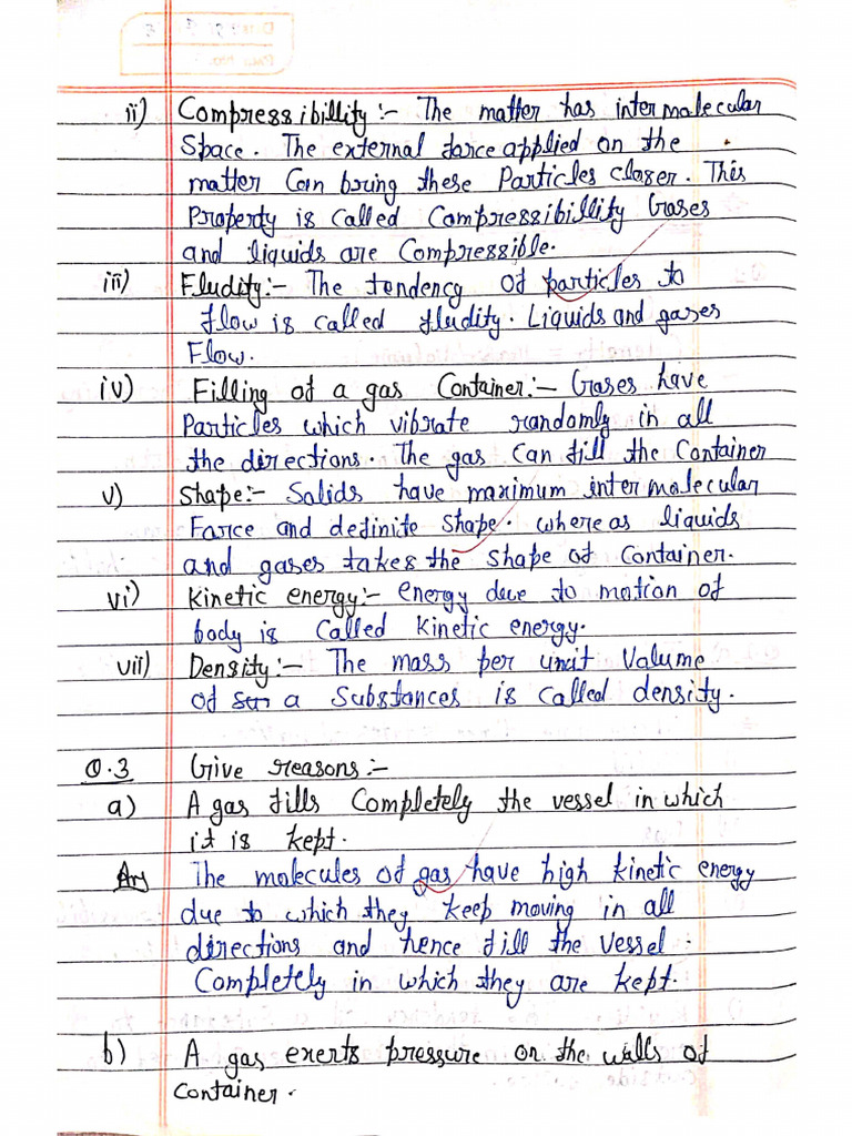 {No W.M.} Chapter 01 MATTER IN OUR SURROUNDINGS Science Class 9th New ...