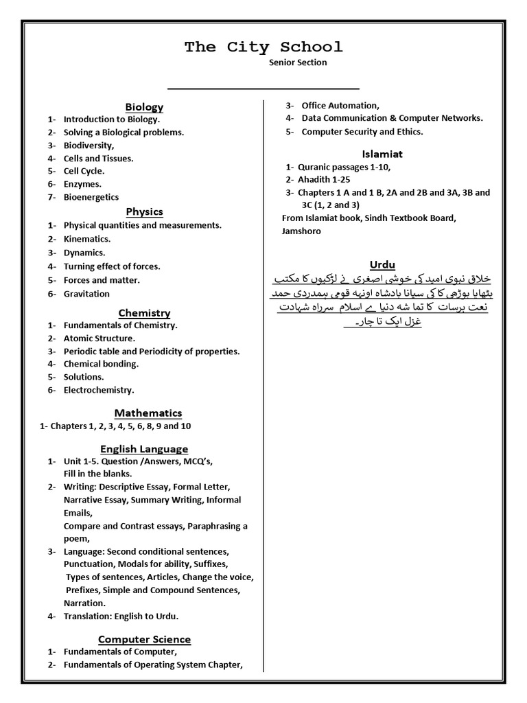 Grade 9 syllabus Matric (1) | PDF | Chemistry | Physical Sciences