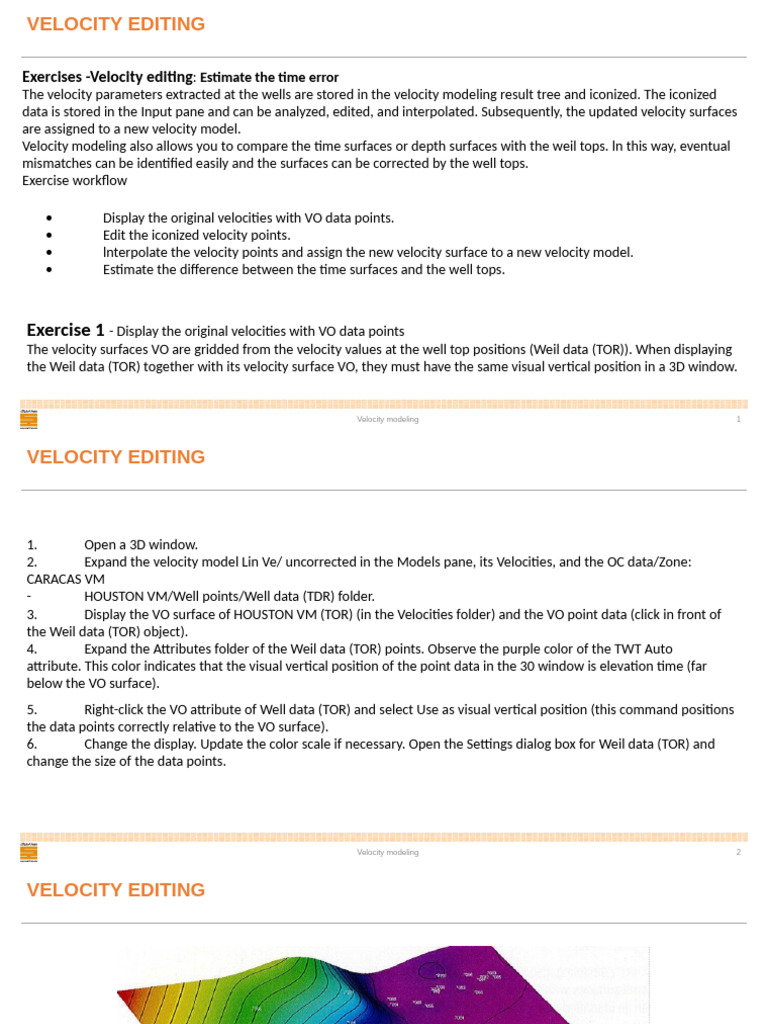 Velocity Editing | PDF | Applied Mathematics | Algorithms