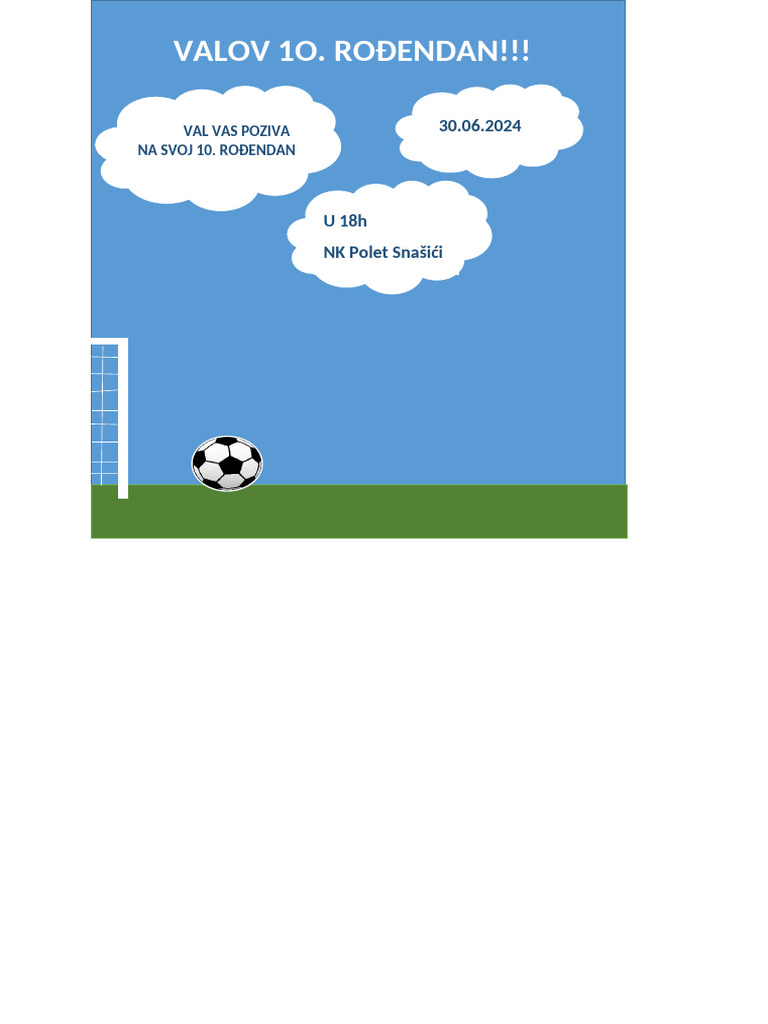 Valov 1O. Rođendan!!! | PDF