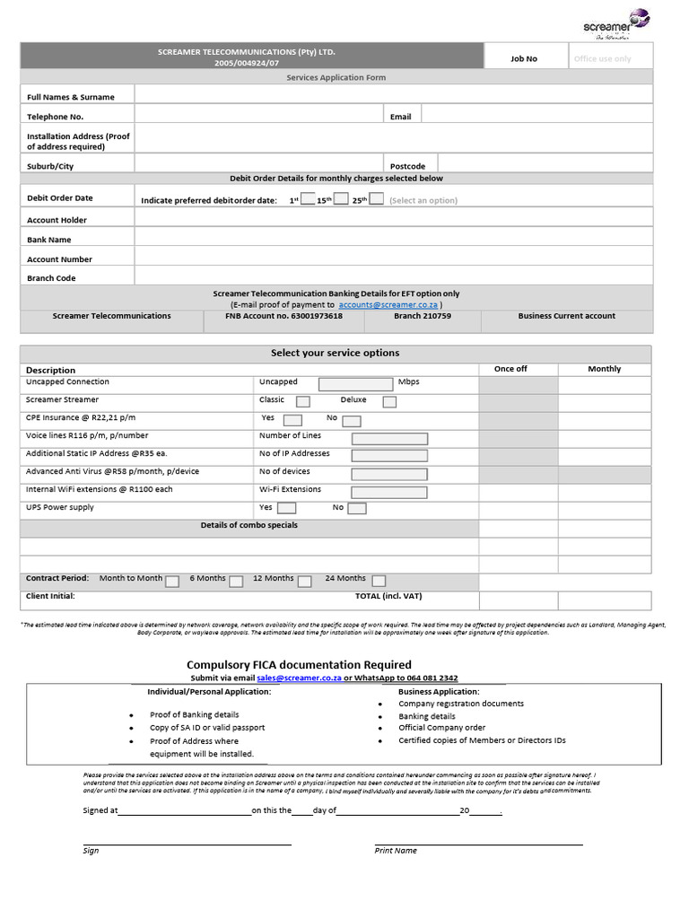 Upgrade form 2024 | PDF