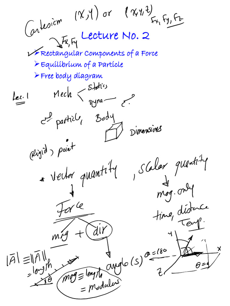 Lecture 2 statics | PDF