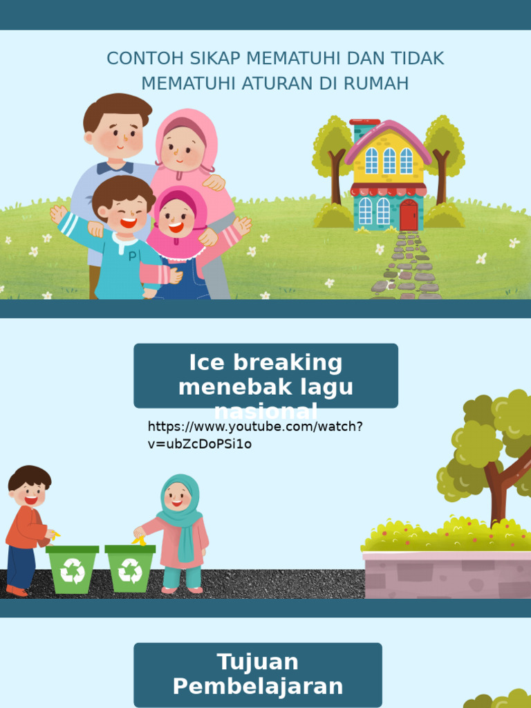 Contoh Mematuhi Aturan Di Rumah Dan Maanfaatnya | PDF