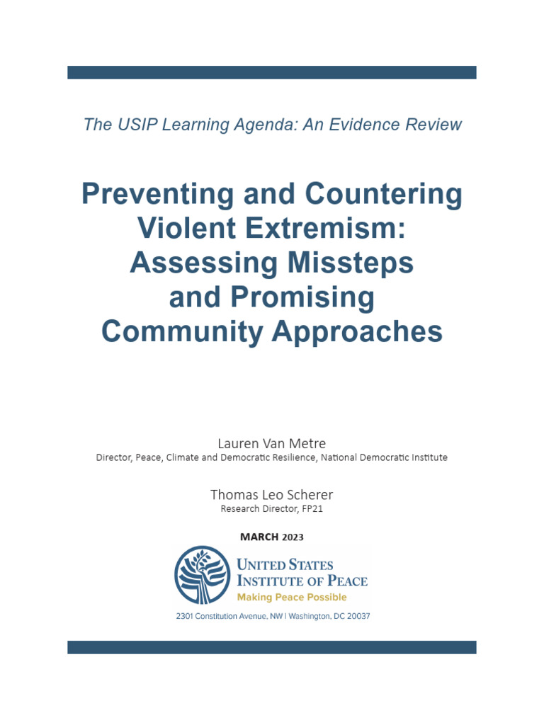 Preventing and Countering Violent Extremism | PDF | Extremism ...