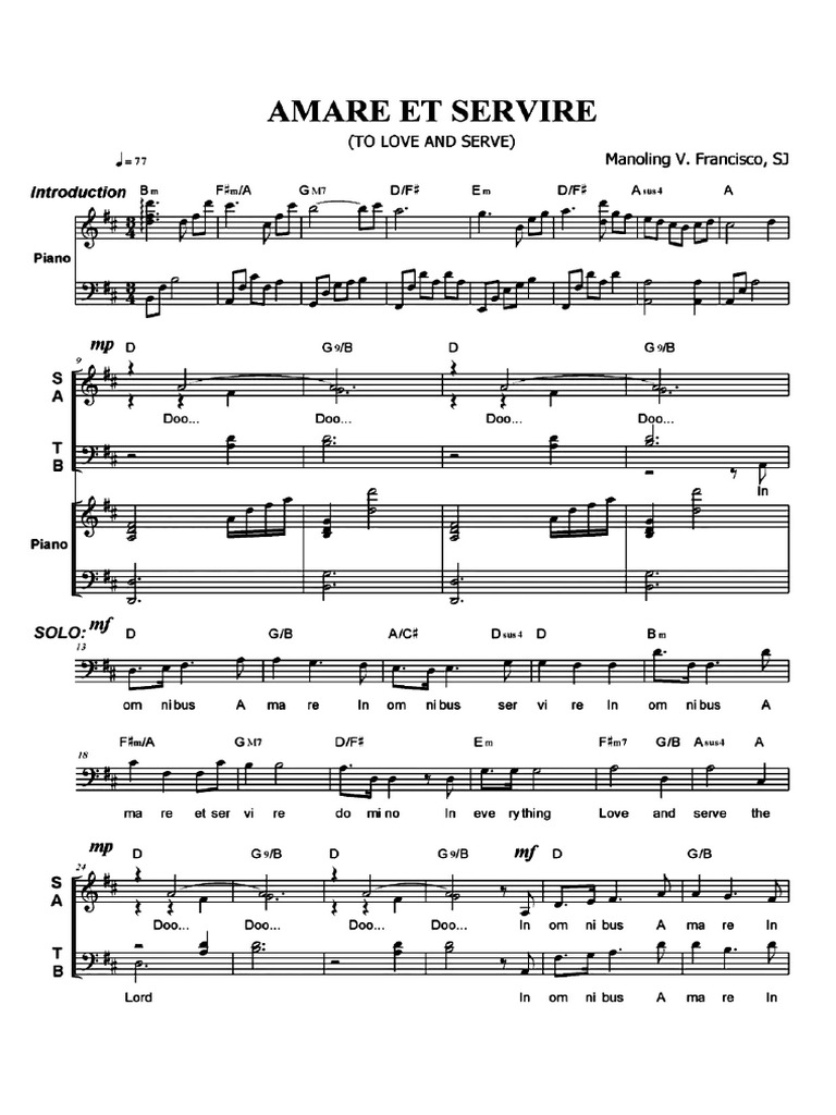 Amare Et Servire | PDF