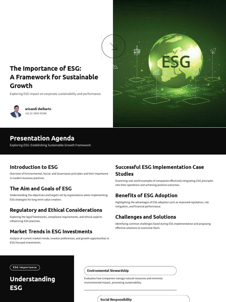 01 ESG Impact_ Path to Sustainable Growth | PDF | Sustainability ...
