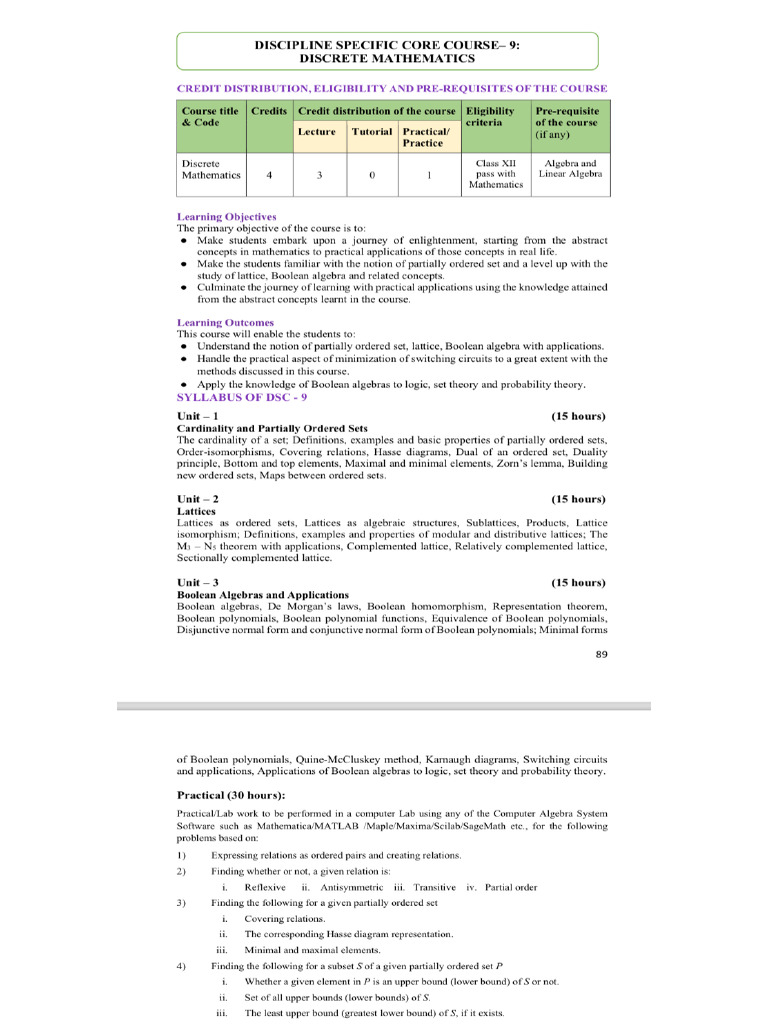 Discrete Mathematics | PDF