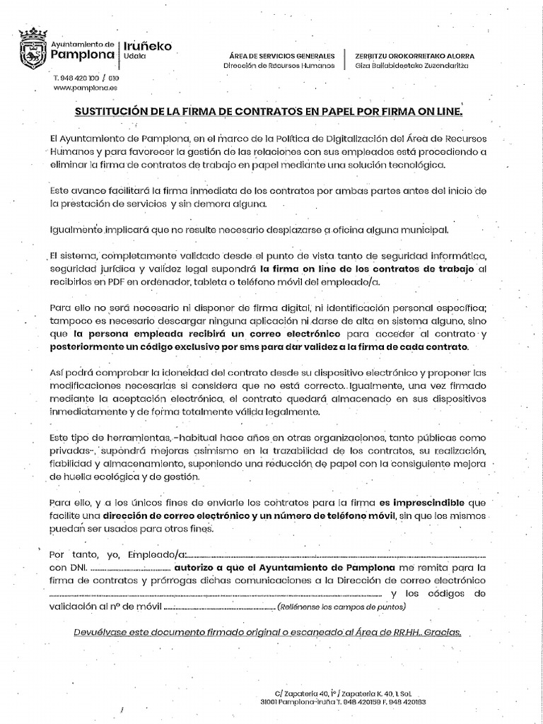 000impreso Firma Contratos On-Line | PDF