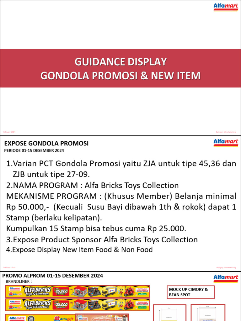 Gondola Promosi Alfa Bricks Desember 2024 | PDF