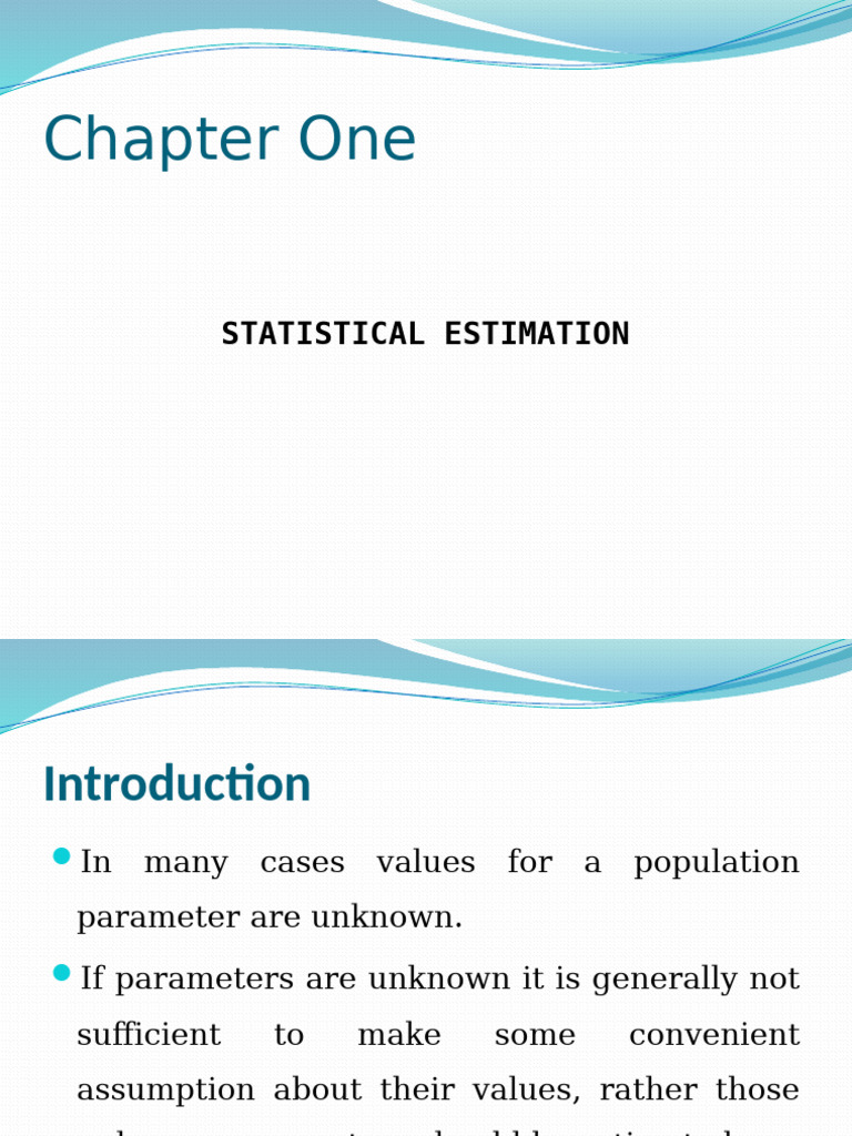 Ch-1.Ppt Business Statx (2) | PDF | Estimator | Sample Size Determination