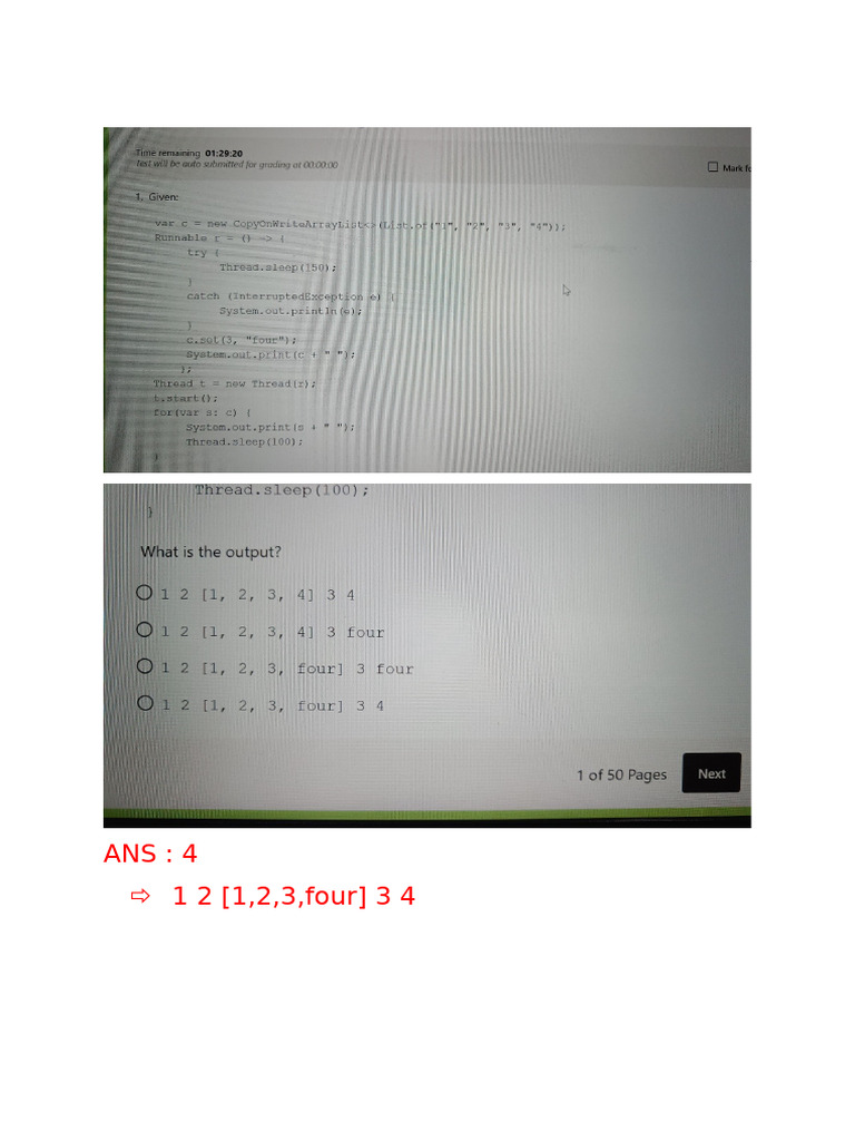 Java Oracle Exam Pdf