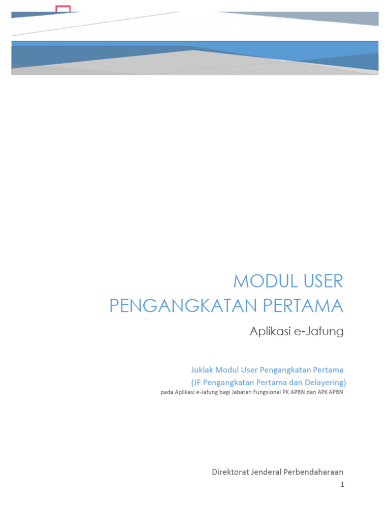 Juknis Modul Perekaman User Pengangkatan Pertama rev 2 | PDF