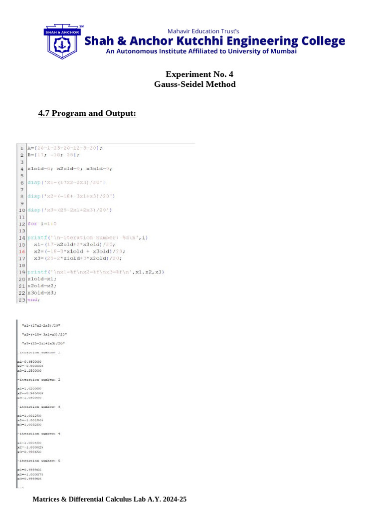 Fyact 15 Exp4 MDC | PDF