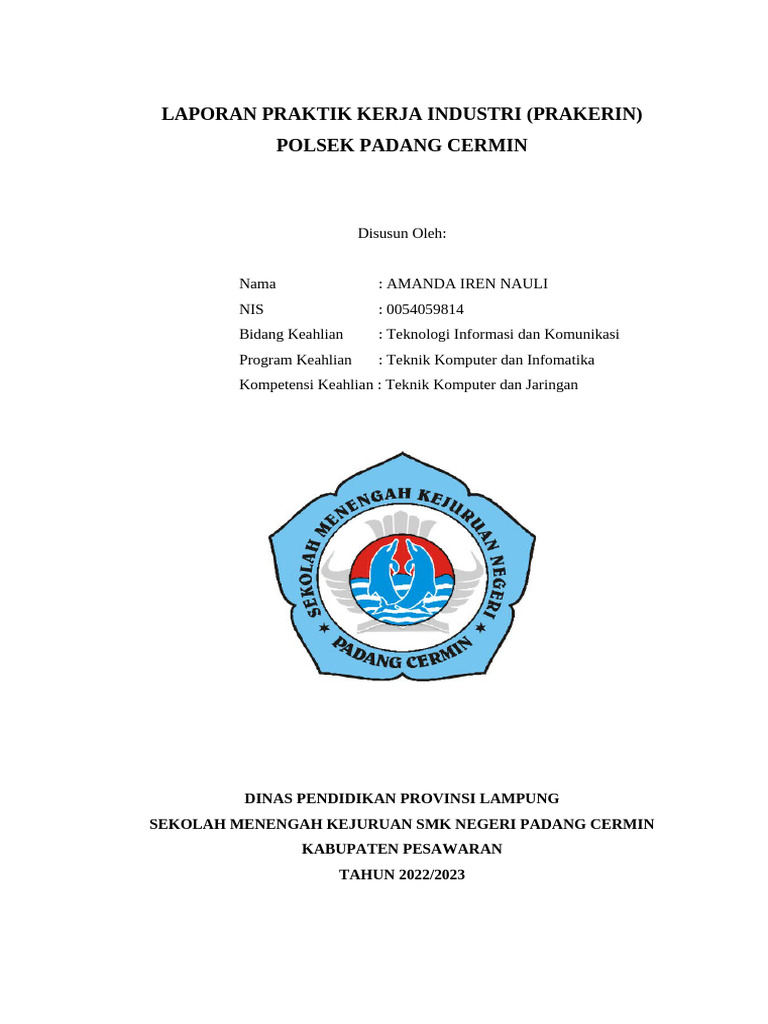 Laporan PKL Amanda Ok | PDF