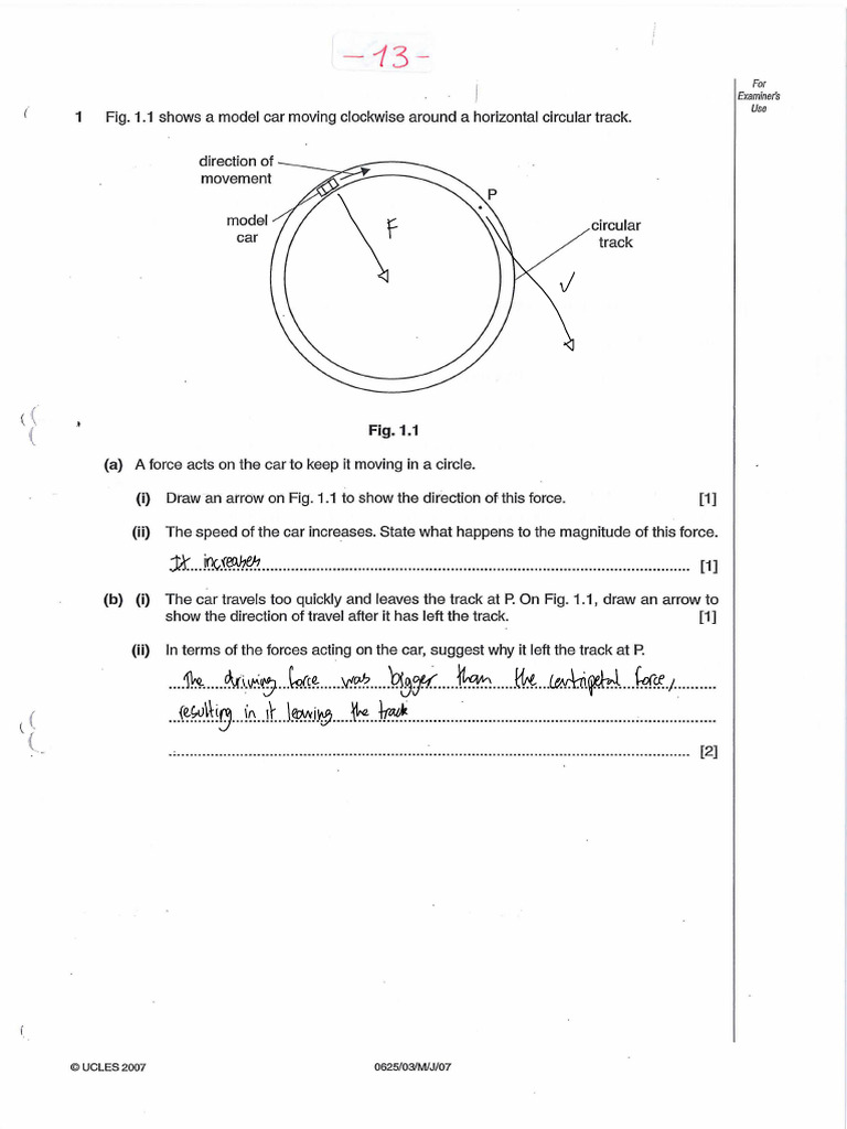 Circular Motion Booklet | PDF | Force | Momentum