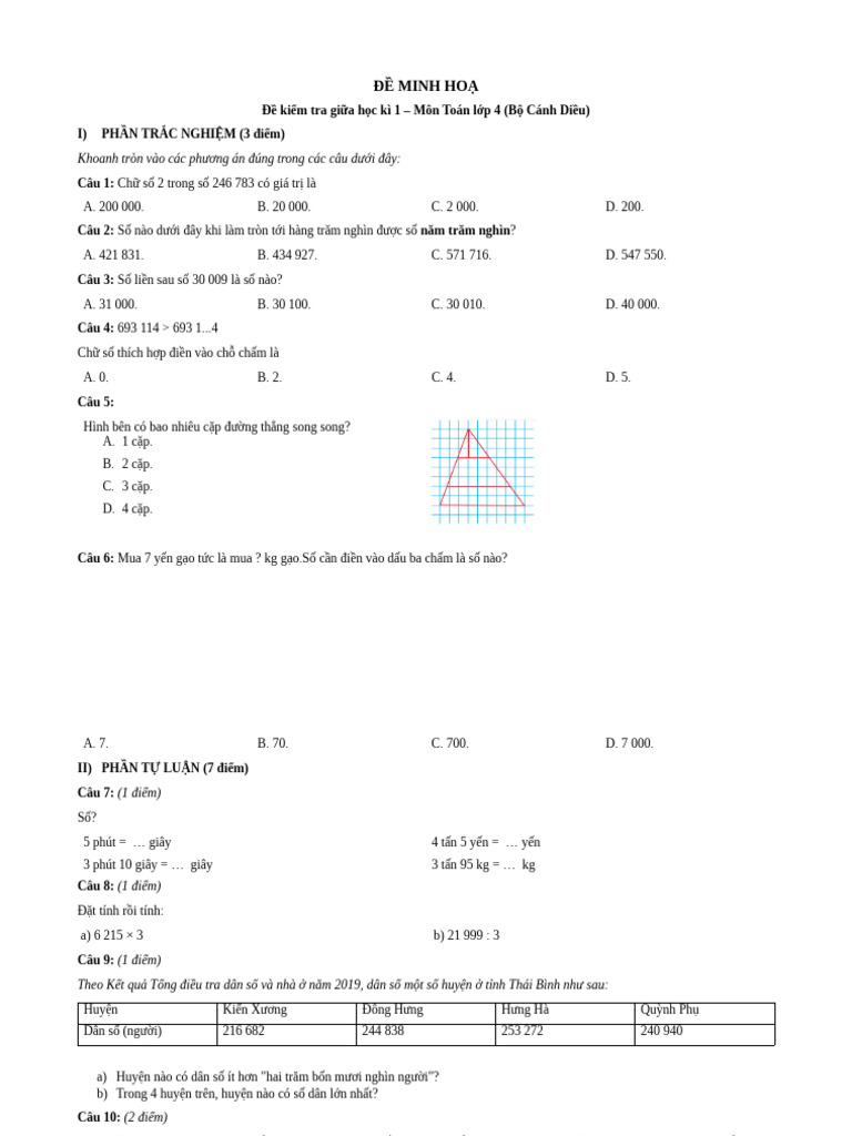 Ma Tran Dac Ta de de Minh Hoa Va Huong Dan Cham | PDF