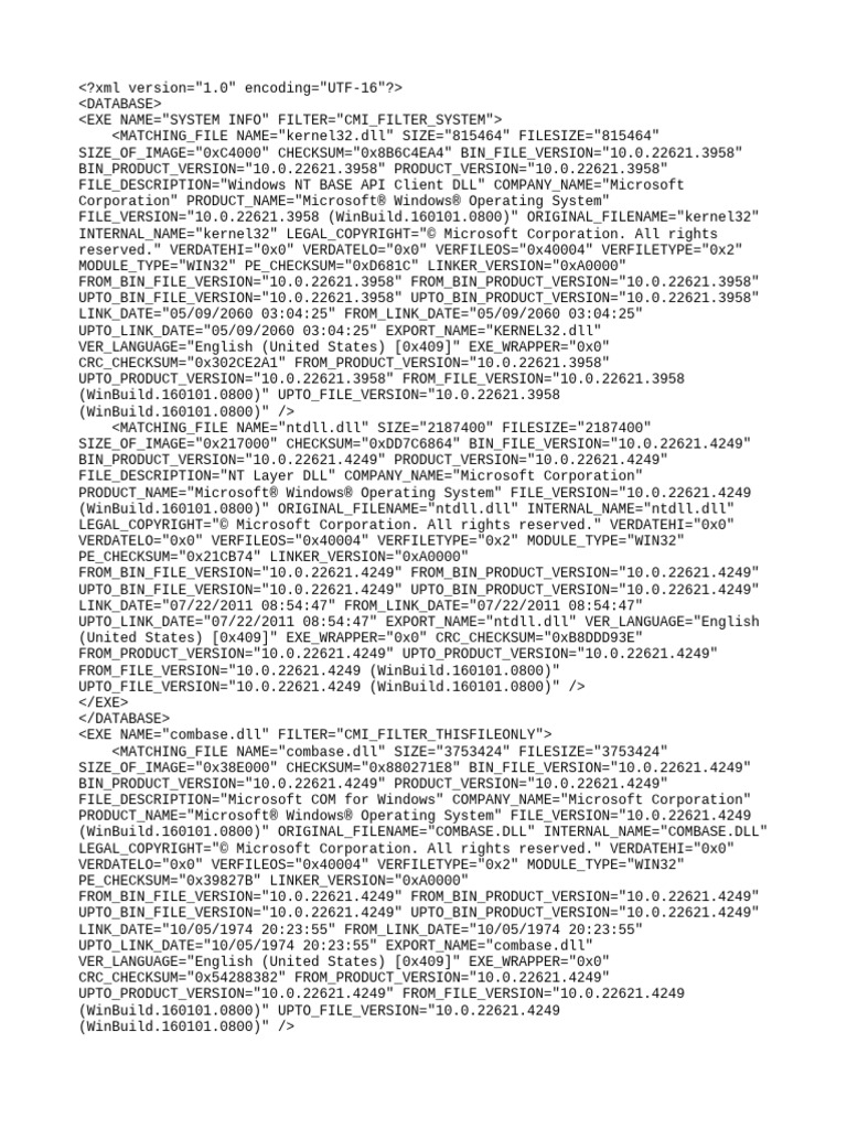 WER TMP Appcompat | PDF