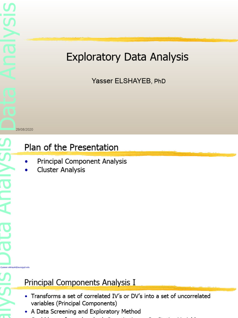 Structural Data Analysis | PDF | Principal Component Analysis | Algorithms