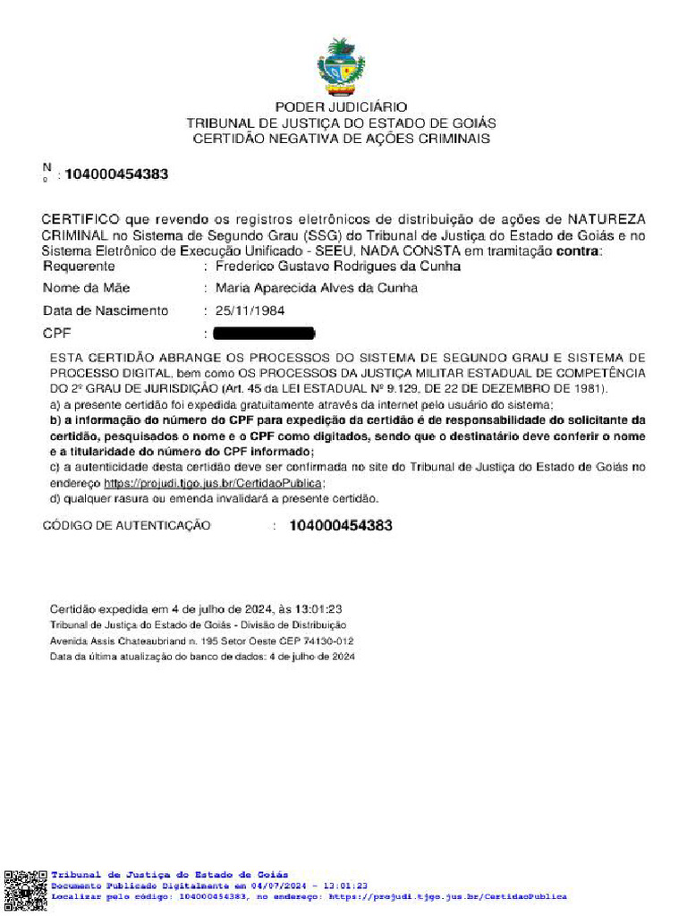 Cnd Tj Go 2 Grau Criminal Fred | PDF