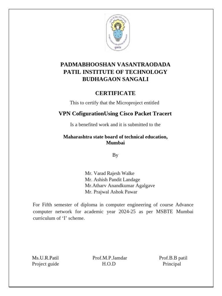 ACN Project Part-A | PDF | Virtual Private Network | Computer Network