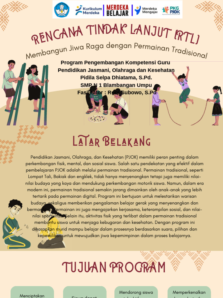 Rtl. PKG Pjokmpermainan Tradisional | PDF