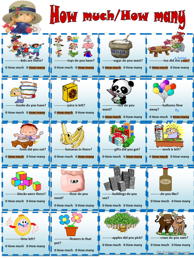 How Much , How Many | PDF