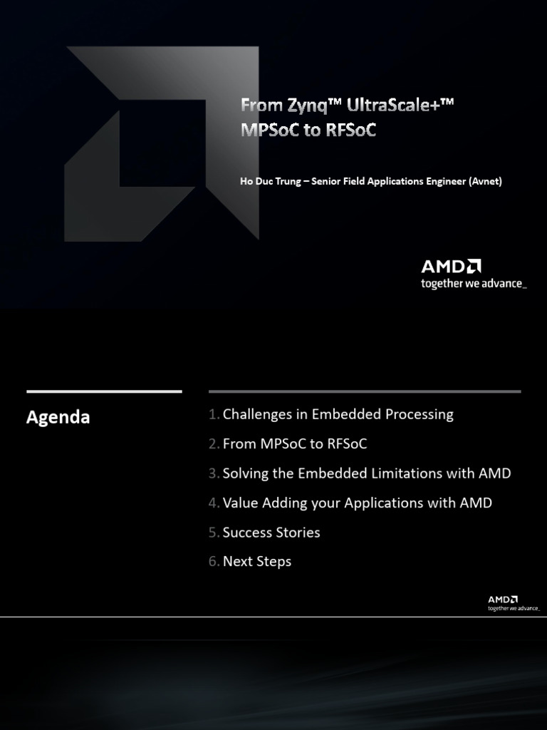 06 From AMD Zynq US+ MPSoC - To - RFSoC - v02 | PDF | System On A Chip | Cpu Cache