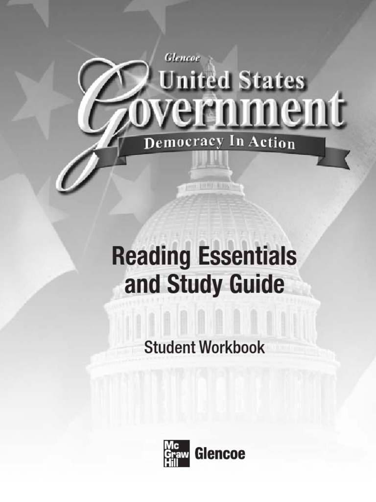 U.S. Government Reading Essentials and Workbook | PDF | Government ...