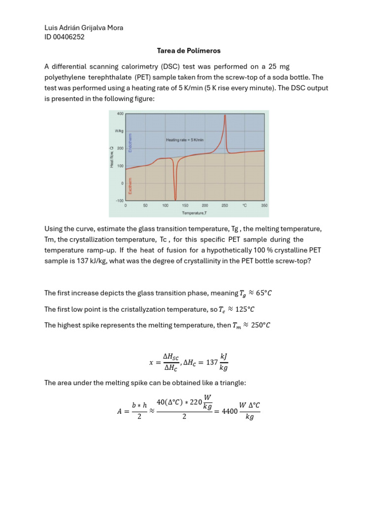 Polymer Analysis for Engineering Students | PDF